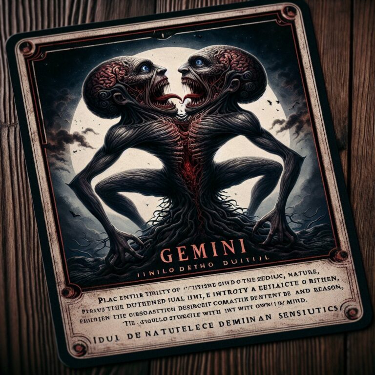 Gemini Horrorscope for Sunday, June 01, 2025 - Horrorscopes